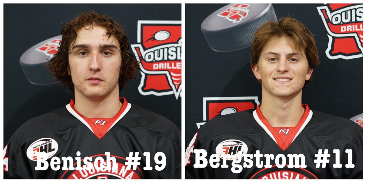 Charlie Benisch and Jake Bergstrom sign with the Louisiana Drillers ...